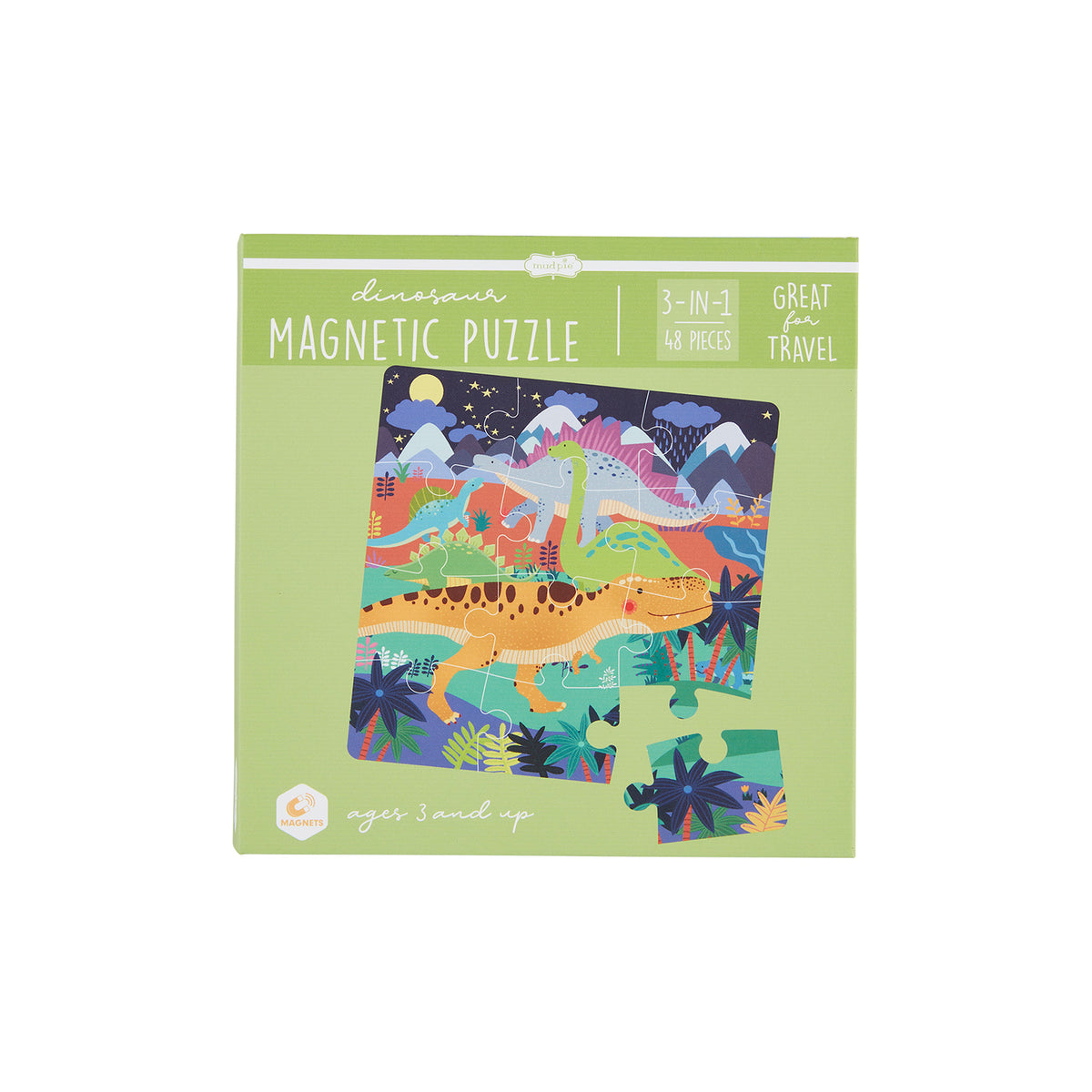 Dino Magnetic Puzzle Set – Peaches