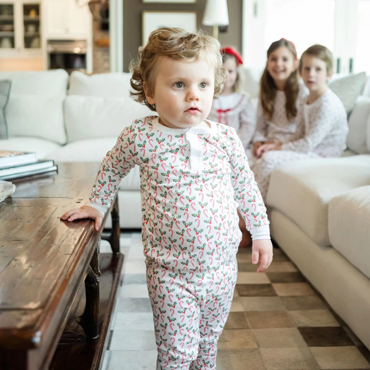 Jack Candy Canes and Holly 2pc. Pajama Set – Peaches
